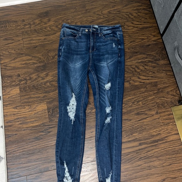 BP. Be Responsible | Jeans | Bp High Waisted Distressed Stretchy Jeans ...